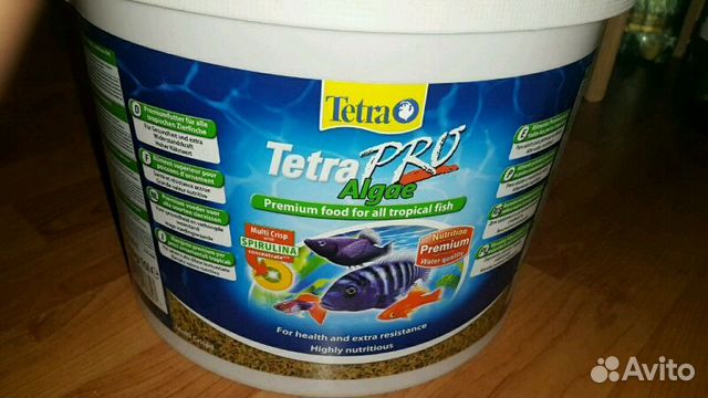 Корм для всех видов рыб Tetra algae,energy(чипсы)