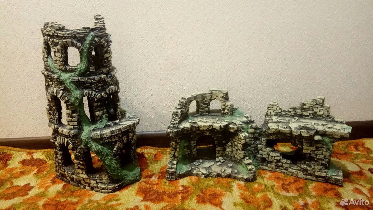 Замок развалины для аквариума