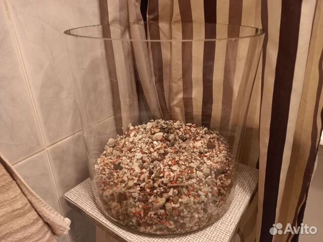 Аквариум 10 л + грунт