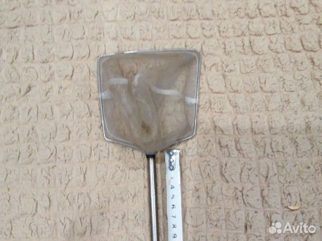 Сачек рыб в Аквариум сам сачек 12,12см ручка 42см