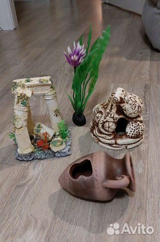 Фигуры декор для аквариума керамика