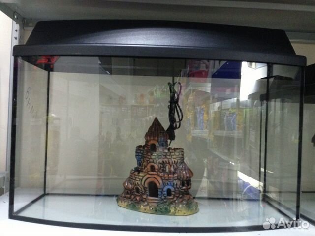 Аквариум 35 л. -150 л с полукруглым стеклом новый