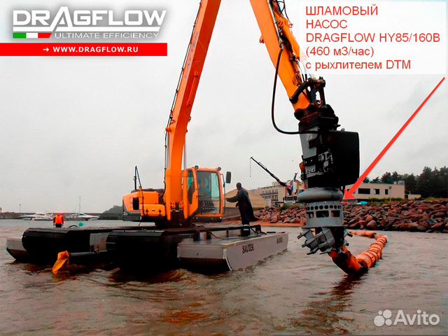 Шламовый насос (460 м3/час) Dragflow HY85/160B купить в Санкт-Петербурге | Готовый бизнес и ...