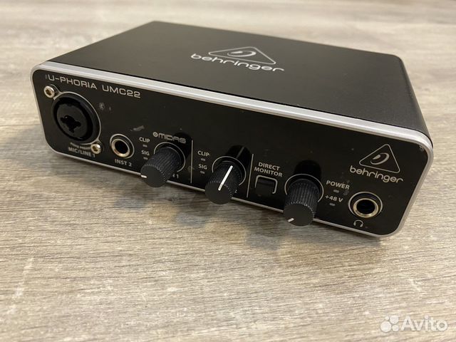 Behringer UMC22 - внешняя звуковая карта купить в Воронеже ...